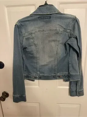 YMI | Jackets & Coats | Ymi Light Blue Denim Jacket With Chest Pockets ...